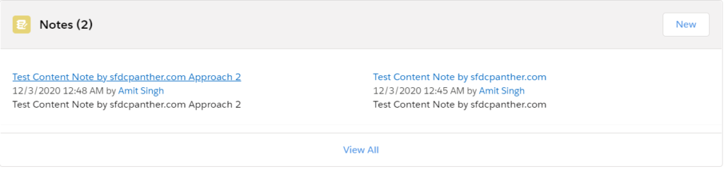 How to insert ContentNote Using Apex in Salesforce » PantherSchools
