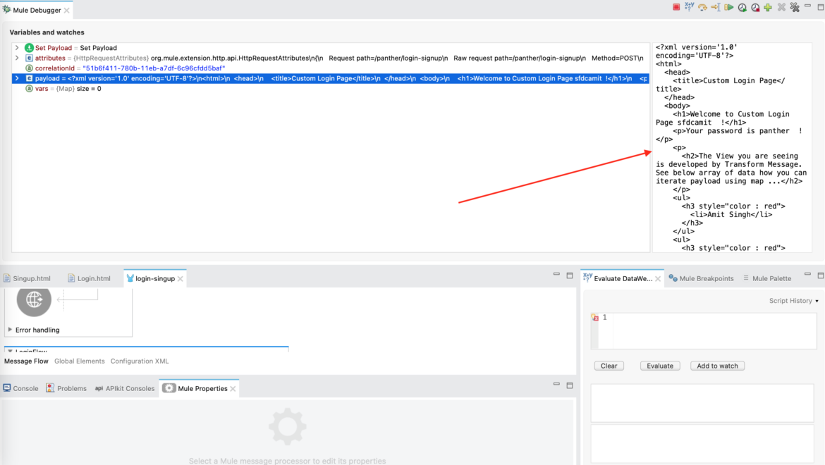 How to create a custom Signup page using Mulesoft Studio? » PantherSchools