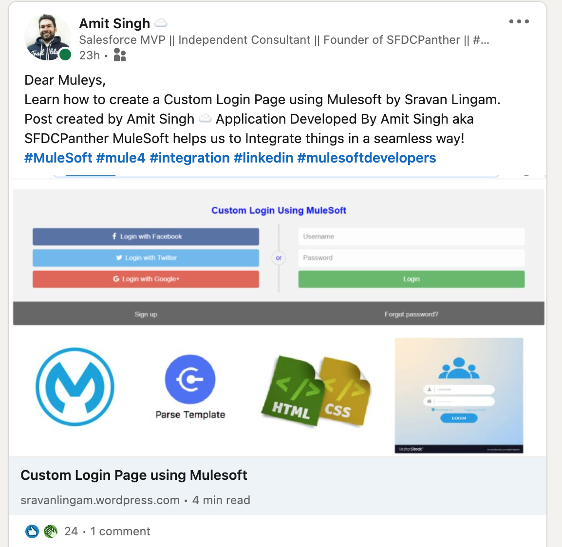 How to integrate your LinkedIn using Mulesoft? – PantherSchools