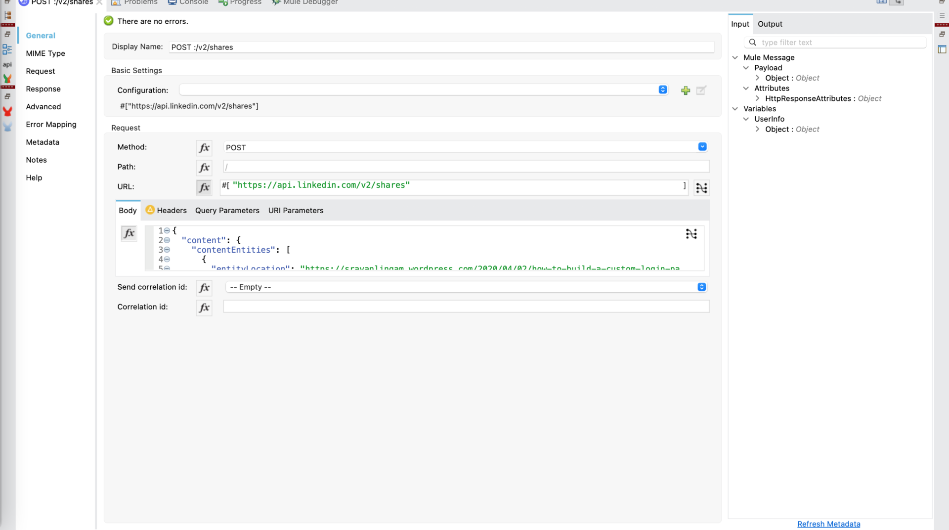 How to integrate your LinkedIn using Mulesoft? – PantherSchools