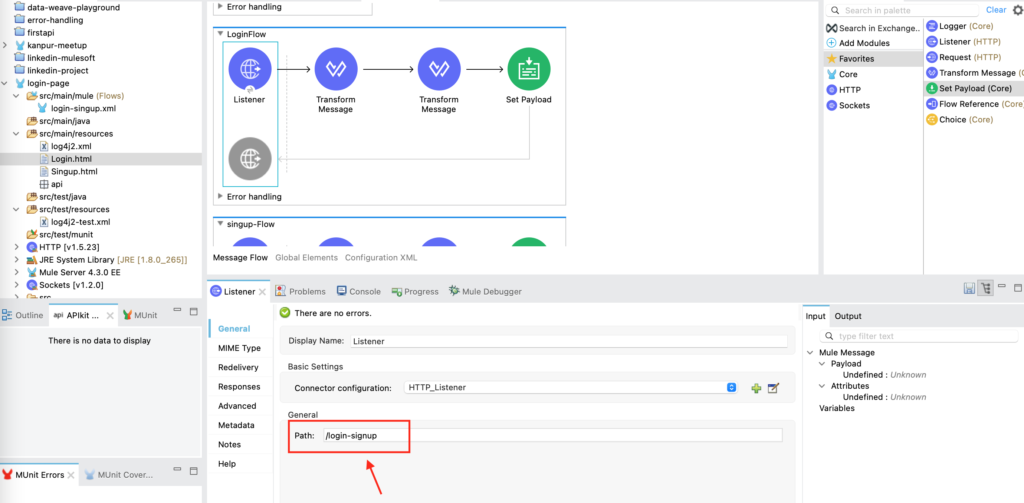 How to create a custom Signup page using Mulesoft Studio? » PantherSchools