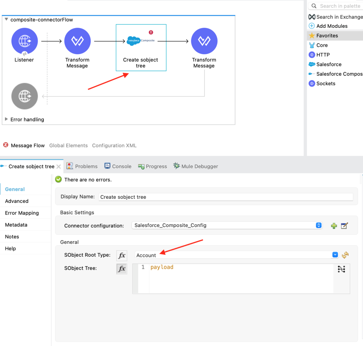 How to implement sObject Tree in MuleSoft Composite Connector ...