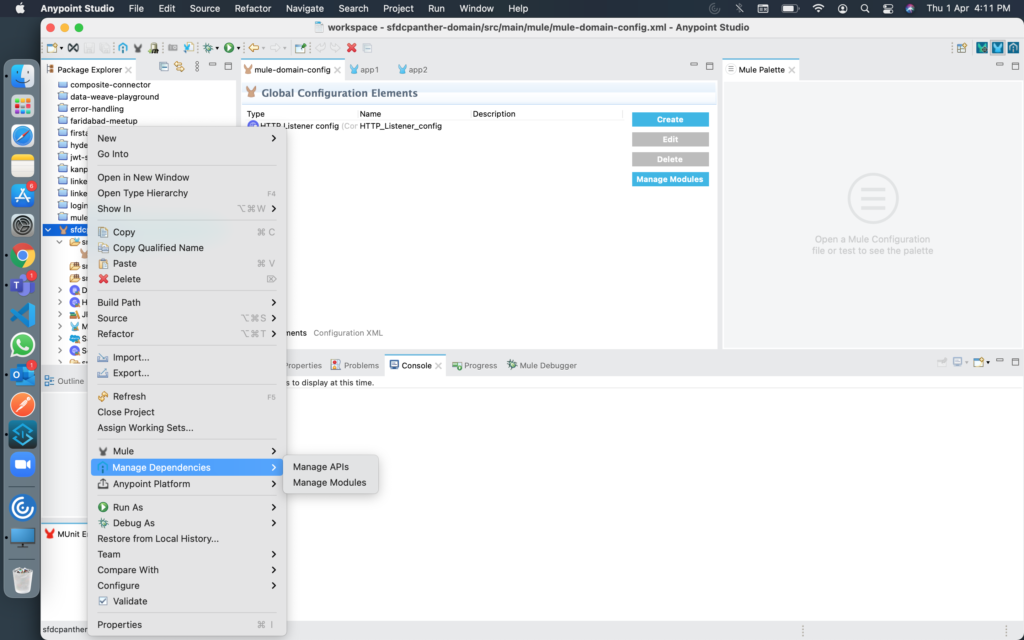 How to develop Domain Projects in MuleSoft? » PantherSchools