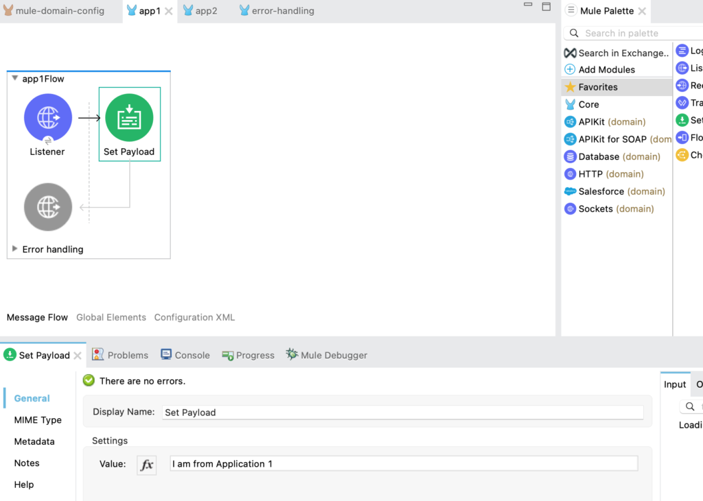 How to develop Domain Projects in MuleSoft? » PantherSchools