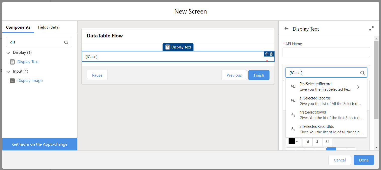 How to develop Lightning DataTable for Salesforce flows – PantherSchools