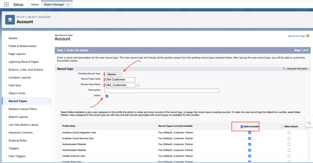 What are Record Types in Salesforce? » Panther Schools